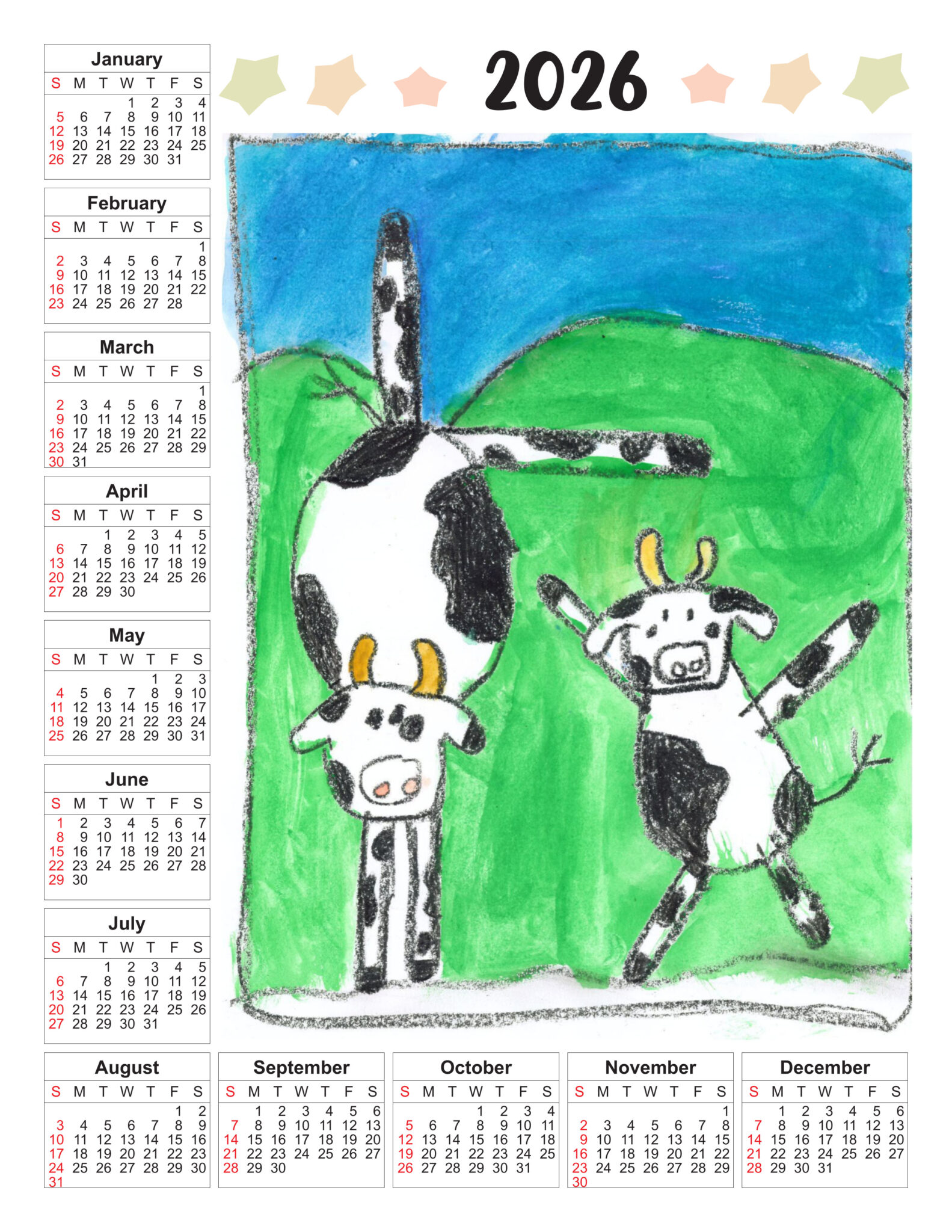 12-Month Calendar