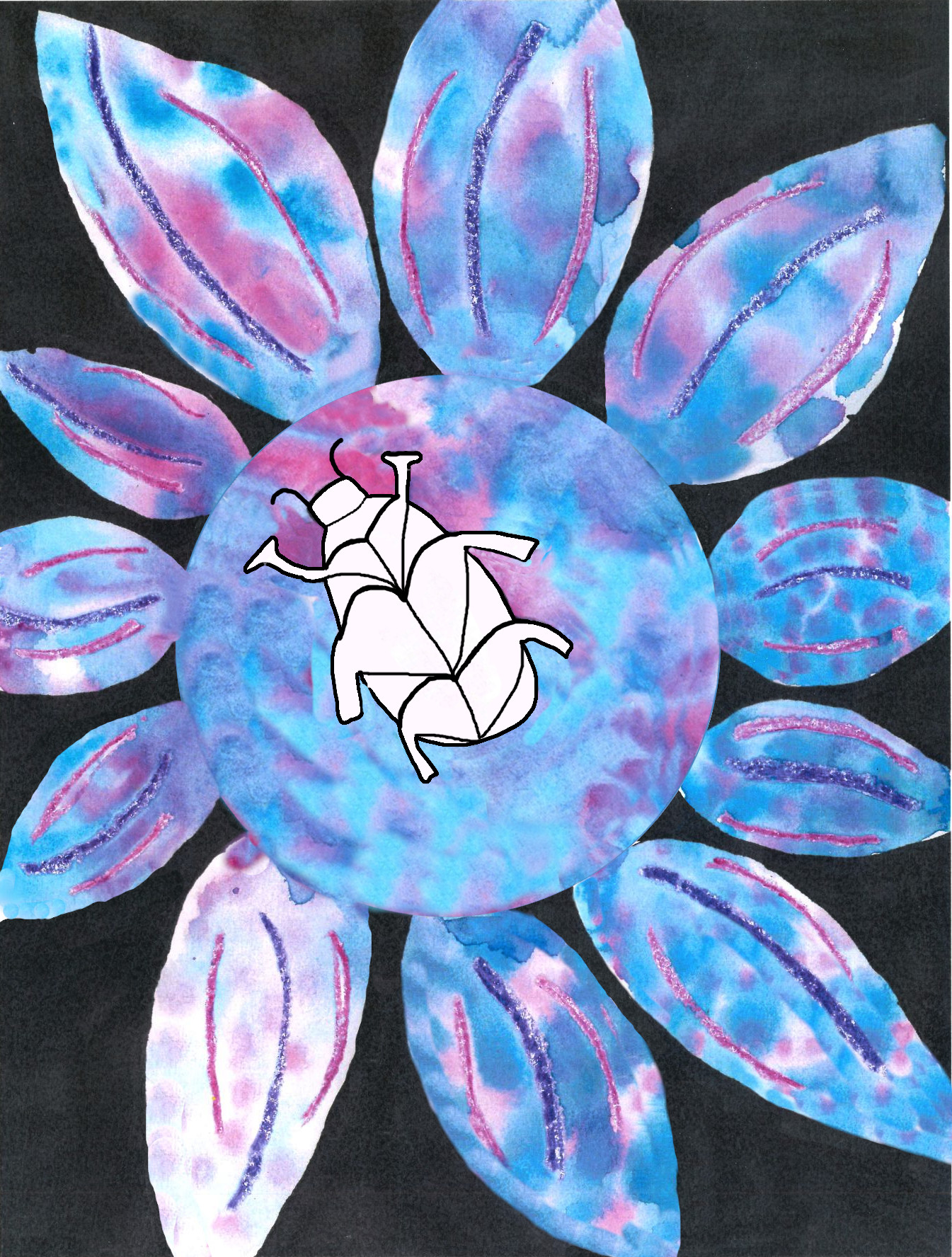 Flowers & Bugs Art Lesson Plan for Grades 3 & Up | Original Works